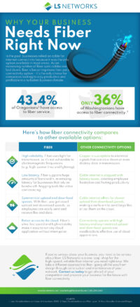 Why Your Business Needs Fiber Right Now | LS Networks | Infographic